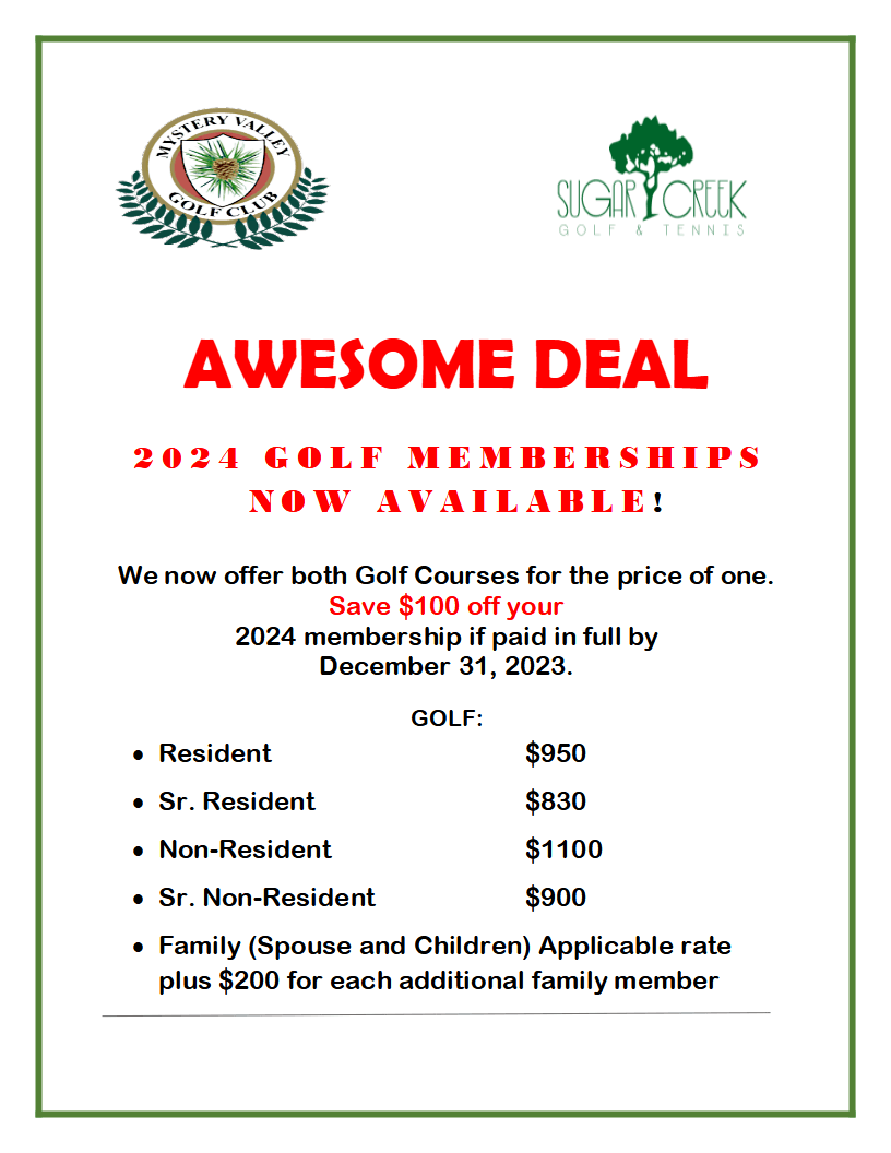 Mystery Valley Golf Club – Golf at It's Best